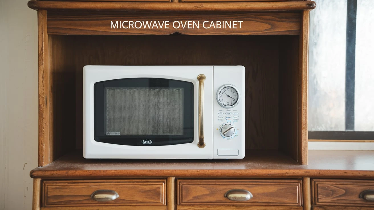 Stylish Microwave Oven Cabinet For Your Kitchen